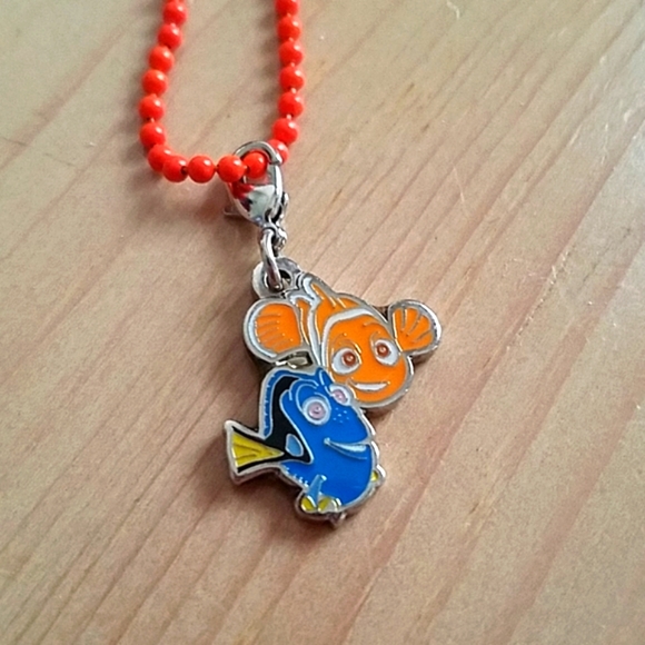 Disney | Accessories | Disney Nemo Charm Necklace For Girls | Poshmark